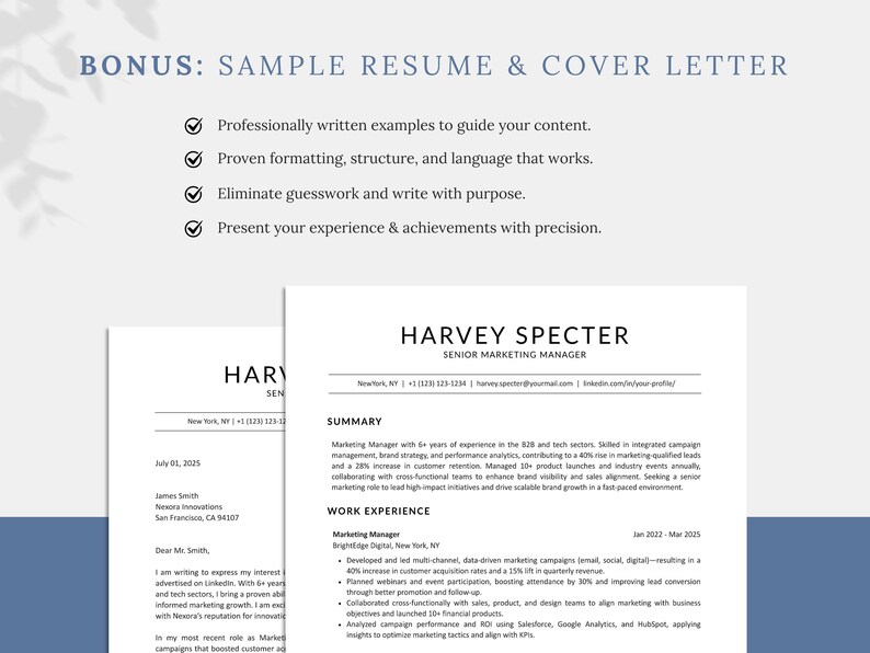 Single-column Canva Resume Template 2025 | Professional, Modern ...