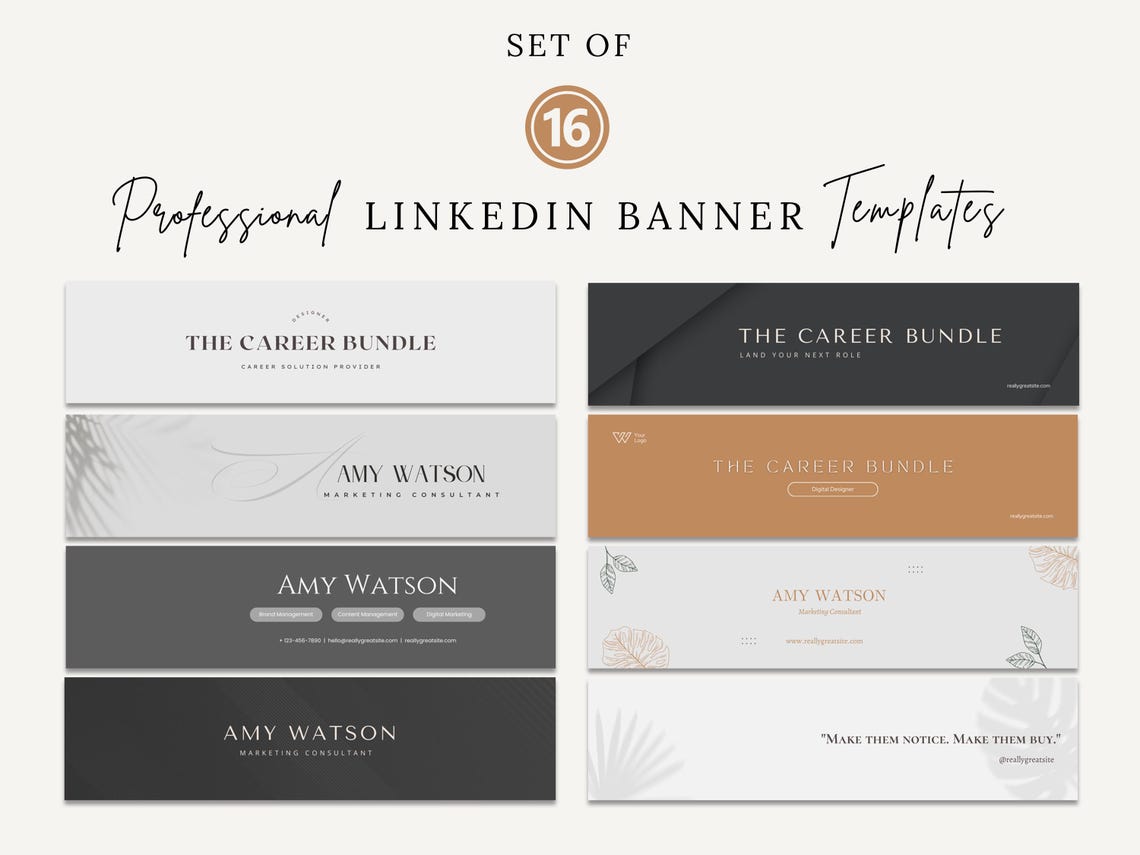 16 Linkedin Banner Templates | Editable in Canva & Powerpoint ...