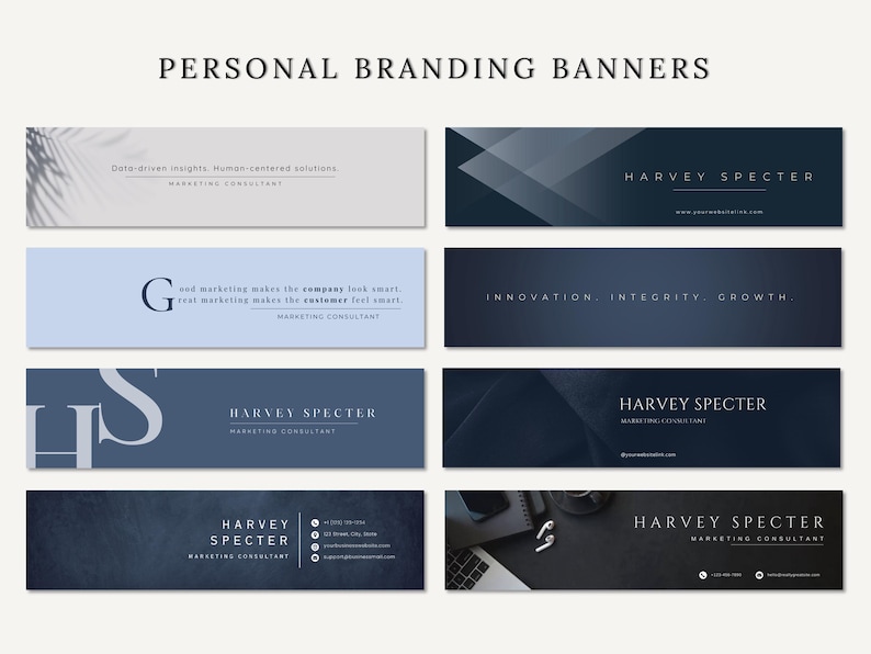 16 Linkedin Banner Templates | Editable in Canva & Powerpoint ...