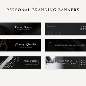 12 Linkedin Banner Templates | Editable in Canva & Powerpoint ...