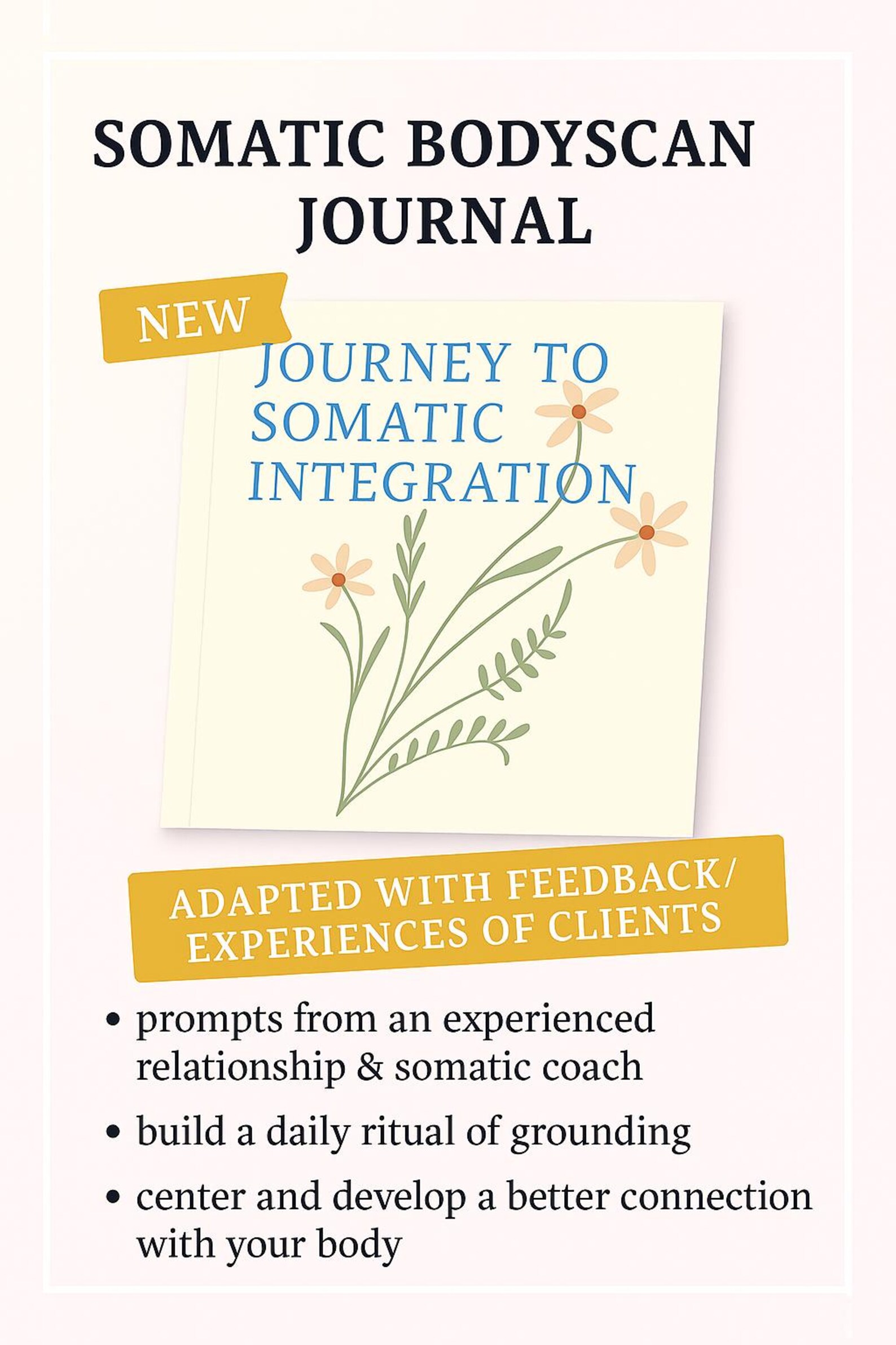 Somatic Integration Journal | Body Scan Meditation Journal | Trauma ...