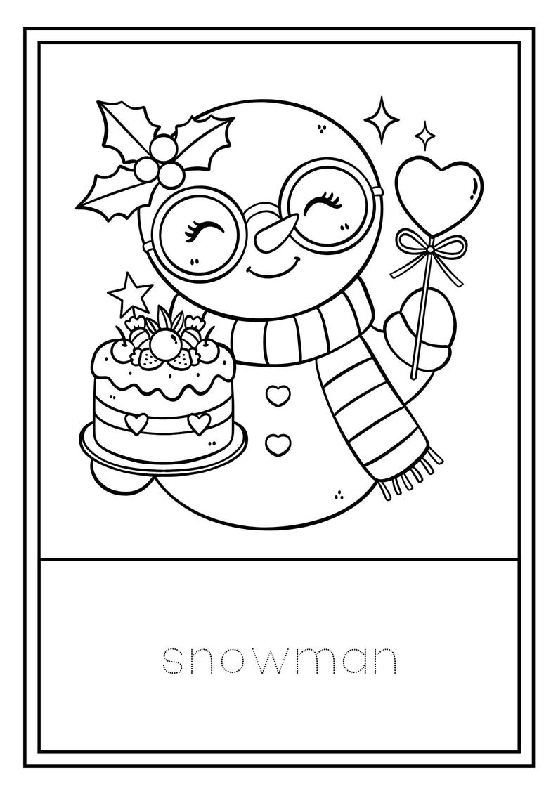 Christmas Coloring Booklet - Etsy