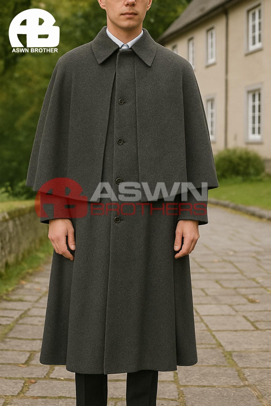 Men's Victorian Wool Inverness Cape Coat - Steampunk Gothic Trench - Etsy