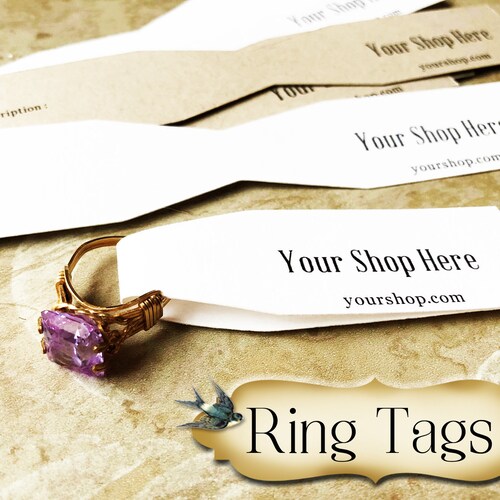 32 1 X 6 RING TAGS key Chain Hang Tags ring Cards - Etsy