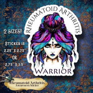Rheumatoid Arthritis Awareness STICKER Custom Designed RA Sticker ...