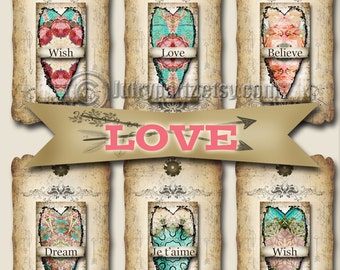 Keep Calm NAMASTE YOGA Tags Thank you tags hang tags flower | Etsy