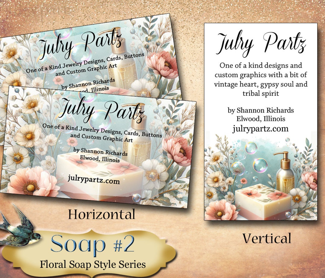 SOAP #2 Style Business Cards • Designer Card Collection • Custom ...
