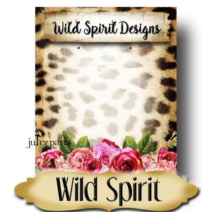 WILD Spirit•custom Tags•labels•earring Display•clothing Tags•custom ...