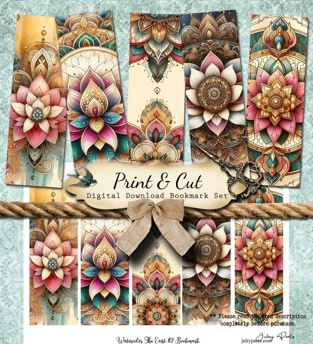 DIY • the EAST #2 BOOKMARK • Custom Bookmark • Bookish • Printable ...