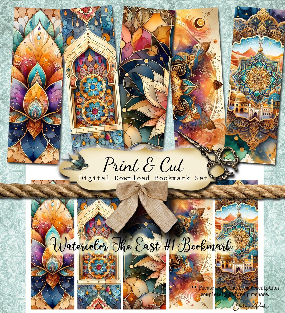 DIY • the EAST #1 BOOKMARK • Custom Bookmark • Bookish • Printable ...