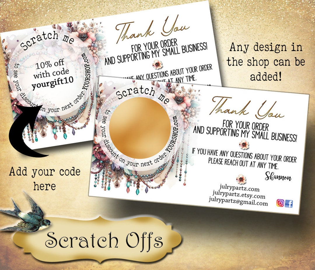 SCRATCH OFF Business Cards • Coupon Cards • Custom Discount Cards ...
