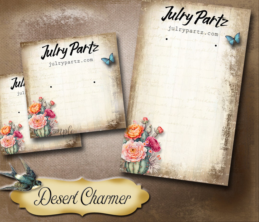 DESERT CHARMER• Southern Charm Collection• Custom Tags • Custom Jewelry ...