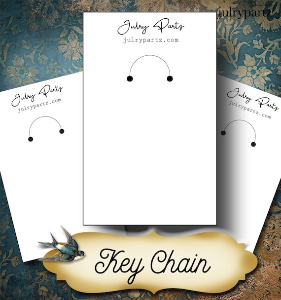 KEY CHAIN CARD key Cards Jewelry Cards Key Chain Display - Etsy