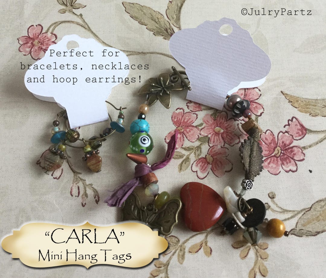 CARLA• Hang Tags• Jewelry Packaging• NECKLACE HOLDERS• Fold Over Tags ...