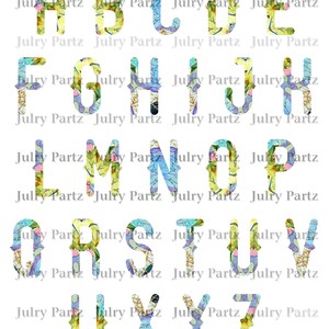Mandala ALPHABET Letters • Clip Art Images • Printable Digital Images ...