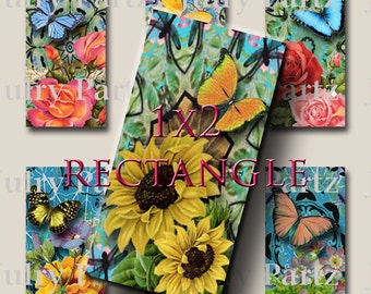 MIDNIGHT DRAGONFLY Affirmation 1x2 Inch Mandalas Rectangle | Etsy