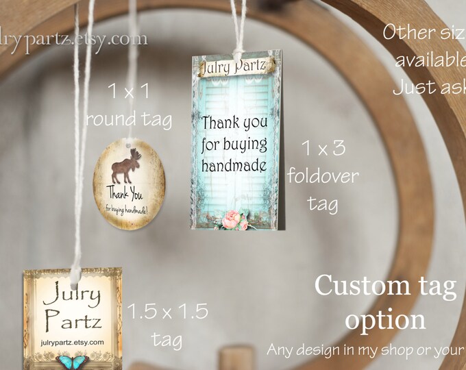 30 MINI TAGS 16 1.5 X 1.5 Inchnecklace Tagsbracelet Tagsprice ...