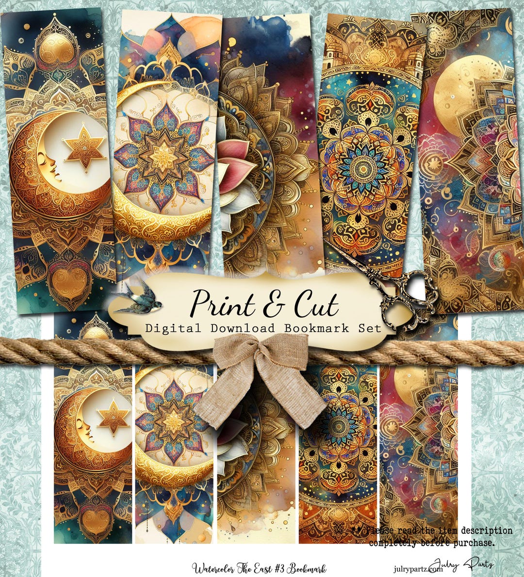 DIY • the EAST #3 BOOKMARK • Custom Bookmark • Bookish • Printable ...