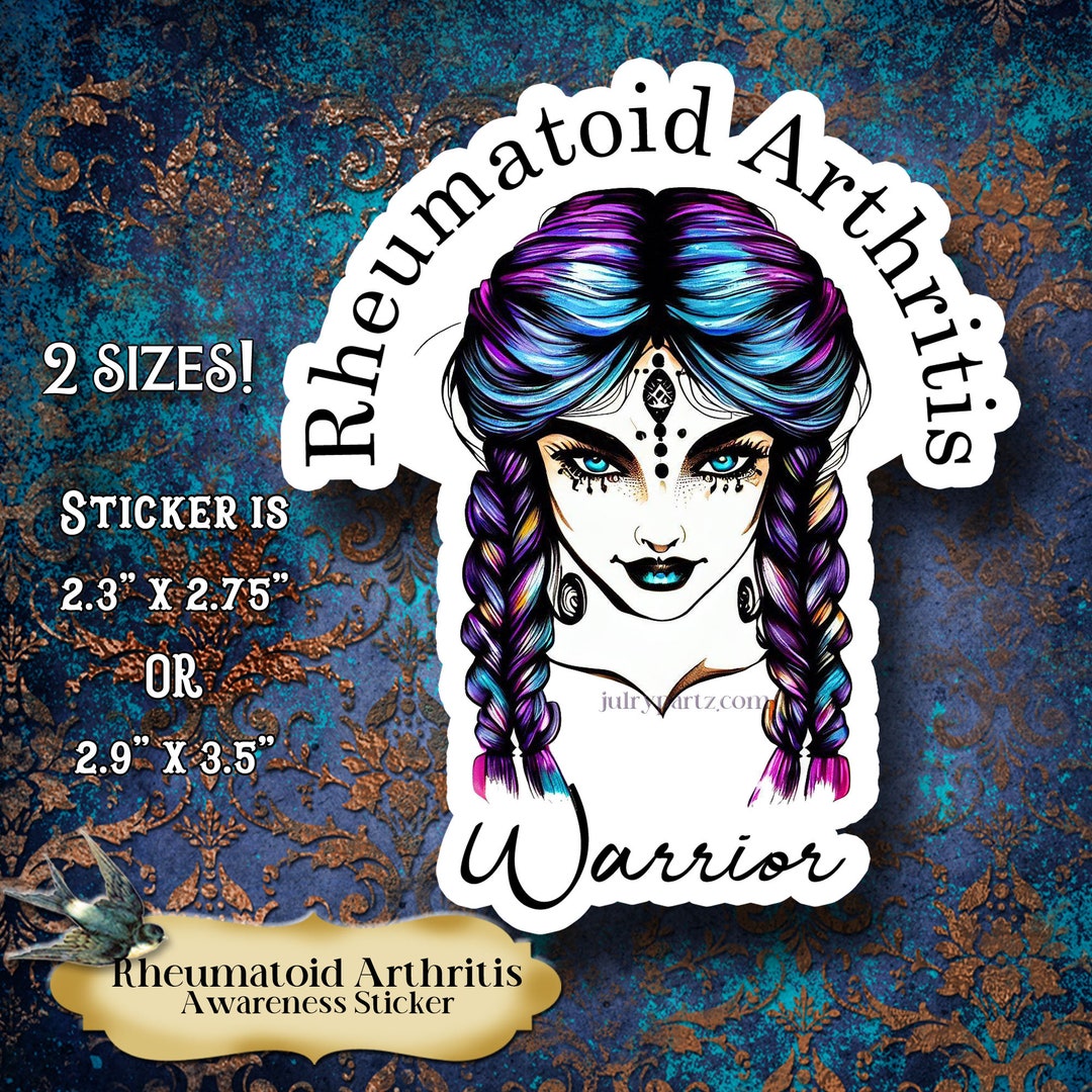 Rheumatoid Arthritis • Awareness STICKER• Custom Designed • RA Sticker ...