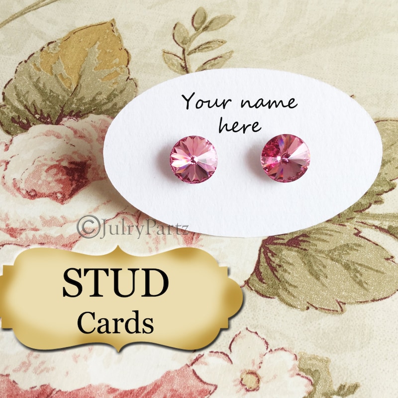 Custom Earring Cards - Etsy