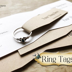 32 •1 X 6" RING TAGS •key Chain Hang Tags •ring Cards •ring Display ...