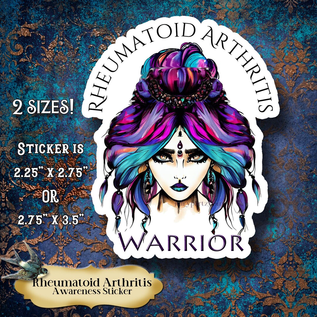 Rheumatoid Arthritis Awareness STICKER Custom Designed RA Sticker ...