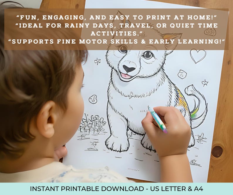 ABC 123 Coloring Pages for Kids | Alphabet & Numbers Printable Book ...
