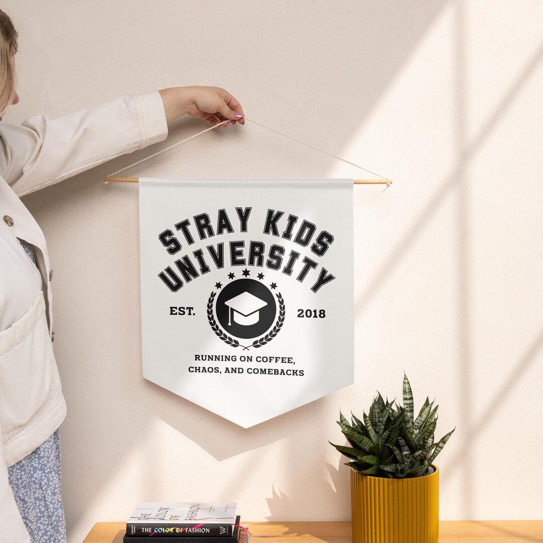 Stray Kids University Pennant Banner: Kpop Dorm Decor - Etsy