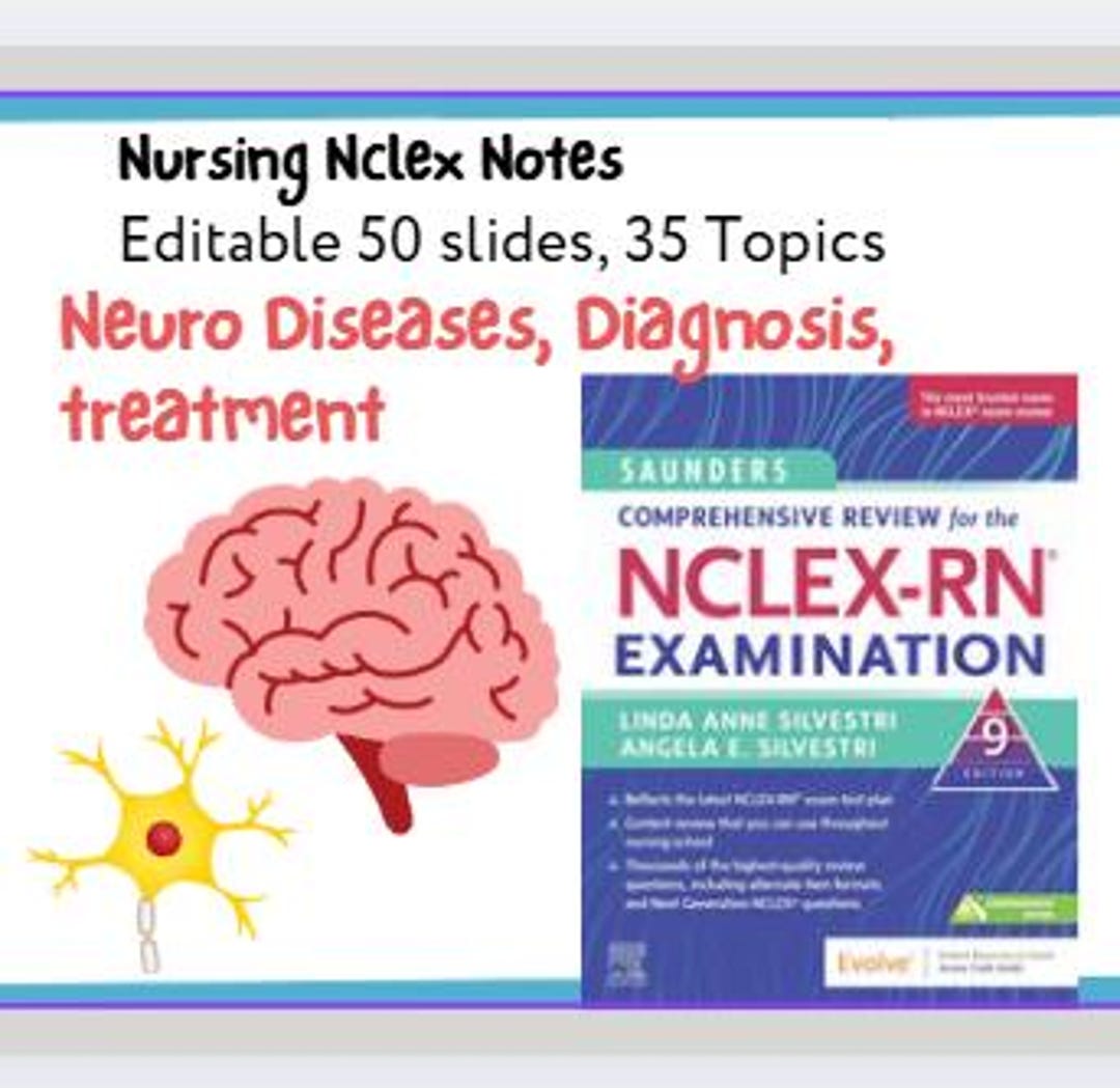 Nclex Neurology System Ppts, Best for Study, Nclex Preparation, Neuro ...