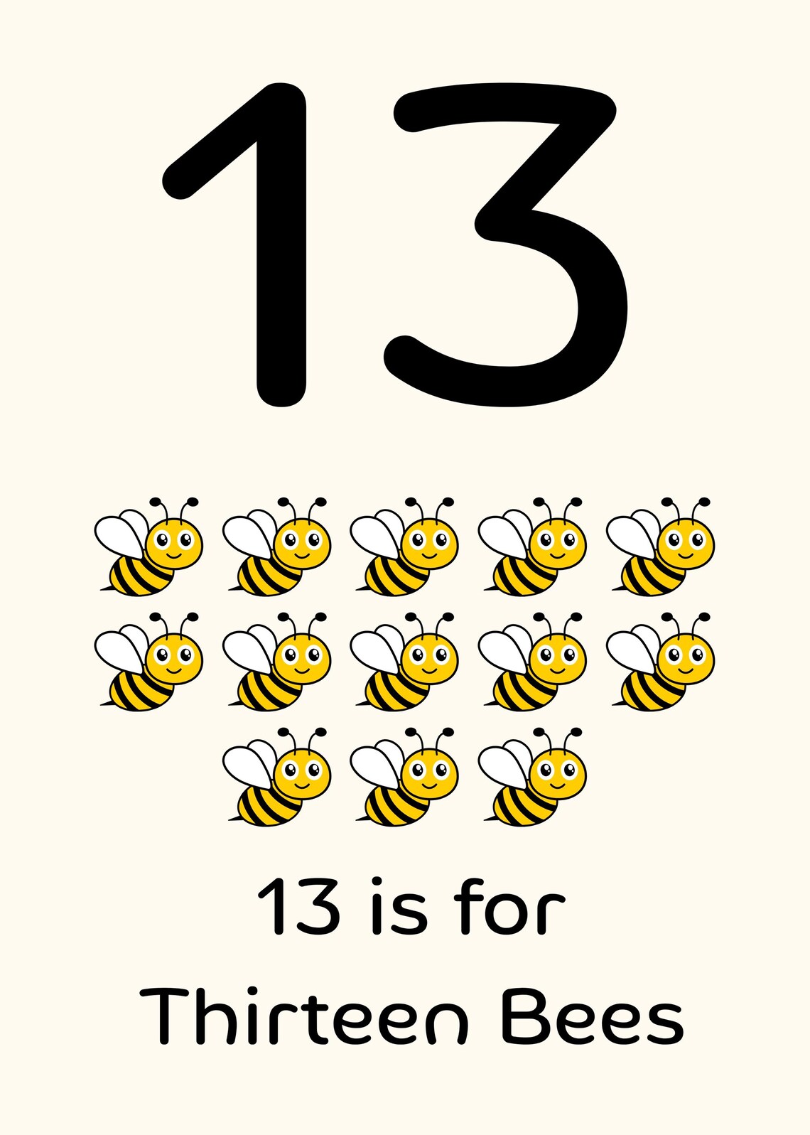 Printable Number Flashcards 1–20 for Kids | Counting Cards for Toddlers ...