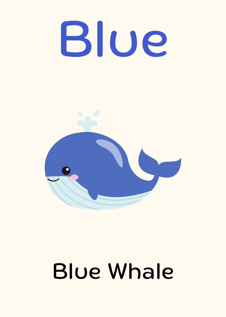 Printable Color Flashcards for Kids | 12 Color Word Cards for Toddlers ...