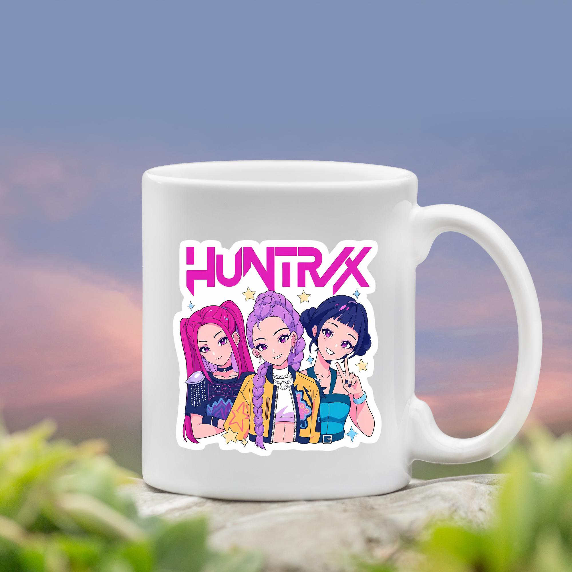 Huntrix Kpop Demon Hunters Png Bundle, Kpop Idol Group Png Design, Girl ...