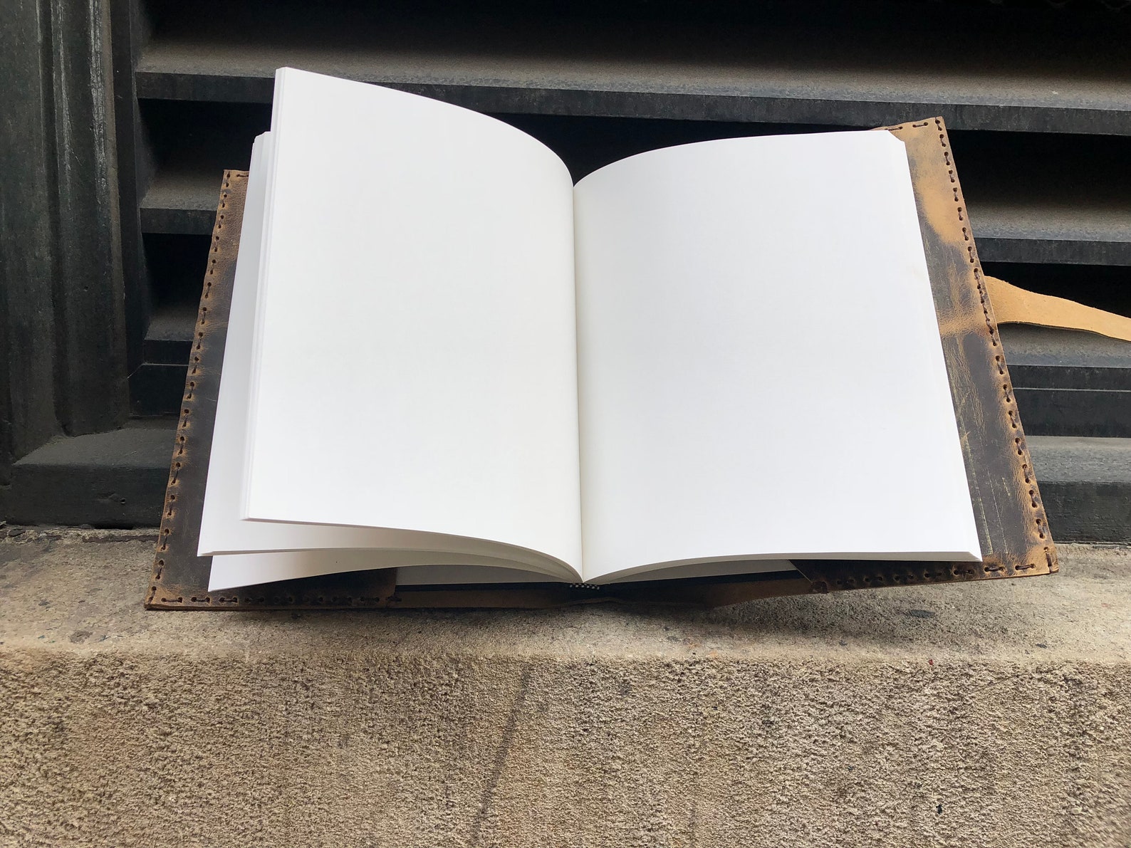 8.5 X 11 Notebook / Large Notebook / Handmade Leather Journal - Etsy