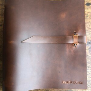 Binder / 8.5 X 11 / Large Notebook Binder / Simple Minimalist Leather ...