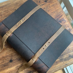 Leather Ring Binder, Binder Folder, Leather Three Ring Binder, Loose ...