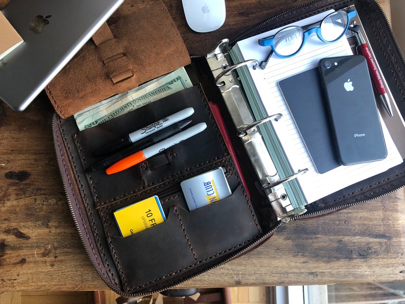 A5 Planner Binder Zipper / Zipper Binder Organizer Portfolio / - Etsy