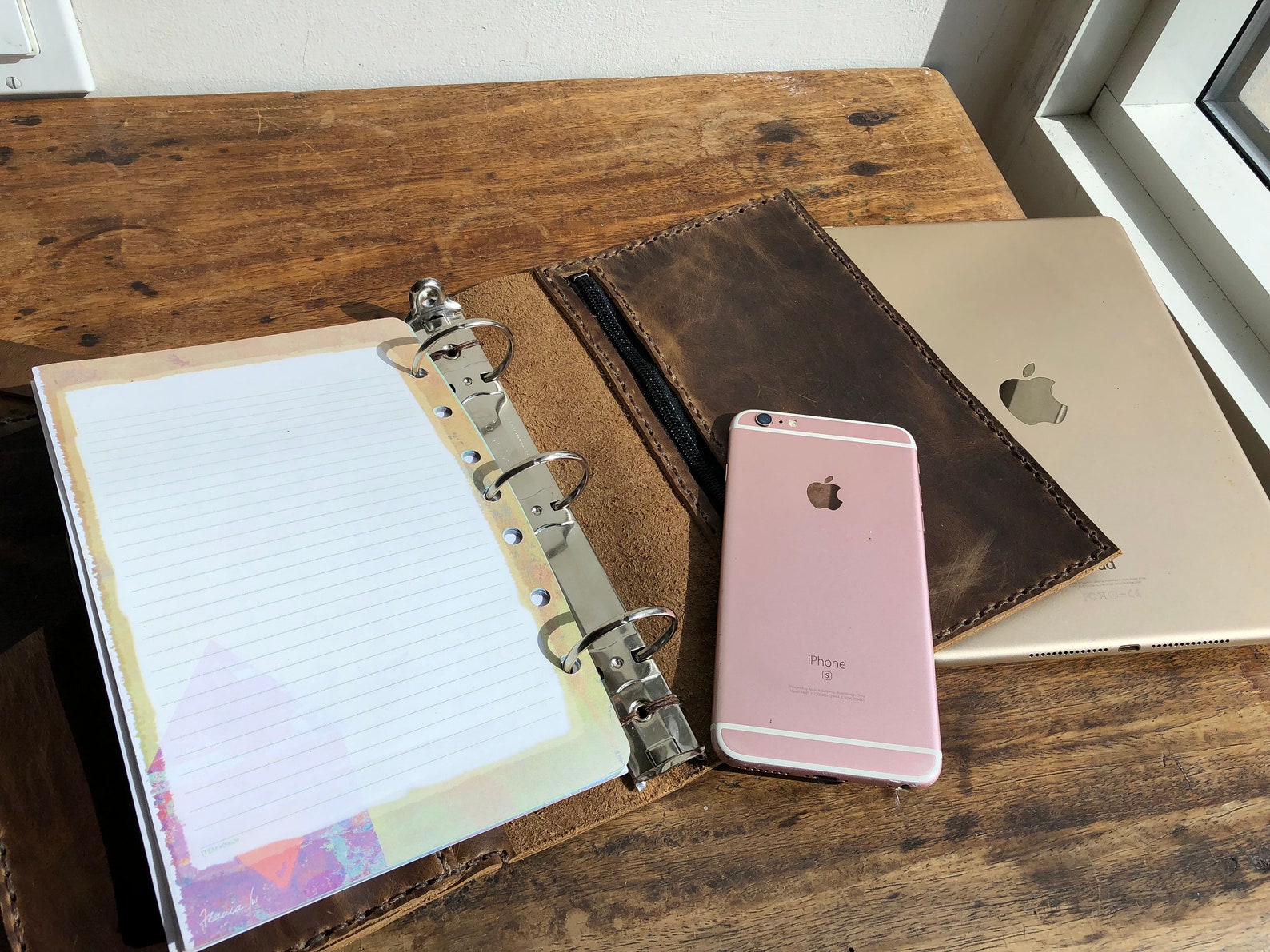 3 Ring Binder Personal Organizer Refillable Notebook Mini - Etsy