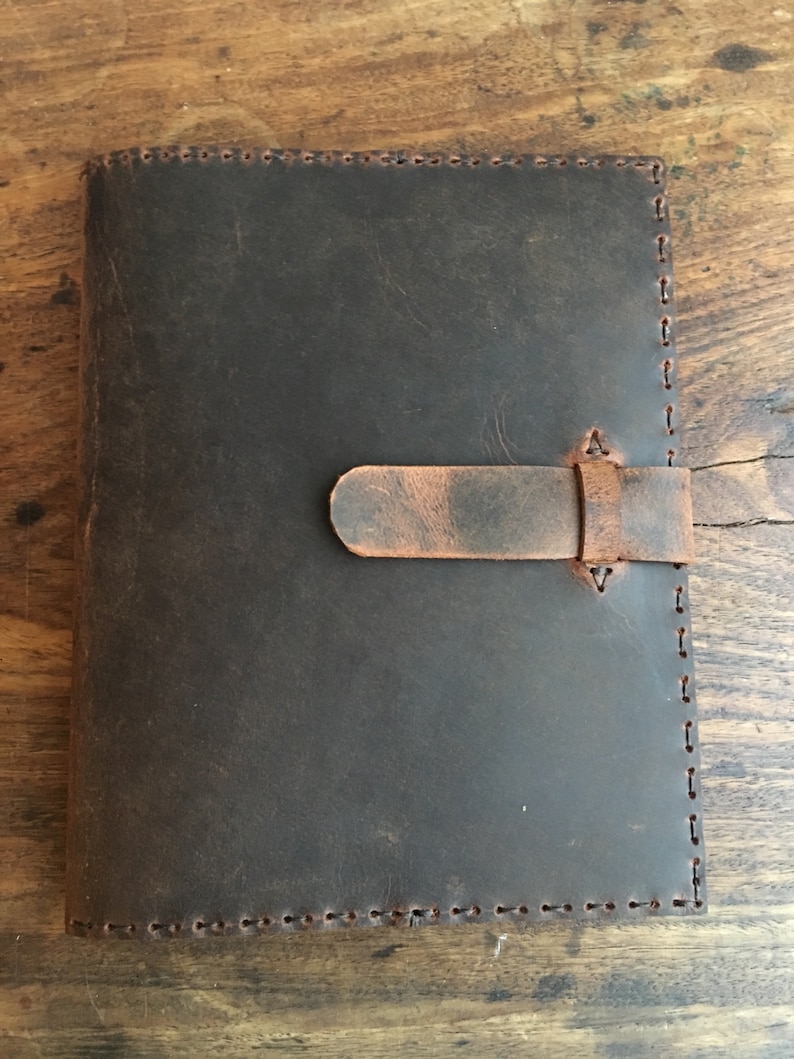 Rustic Leather Journal Composition Book Cover Handmade - Etsy