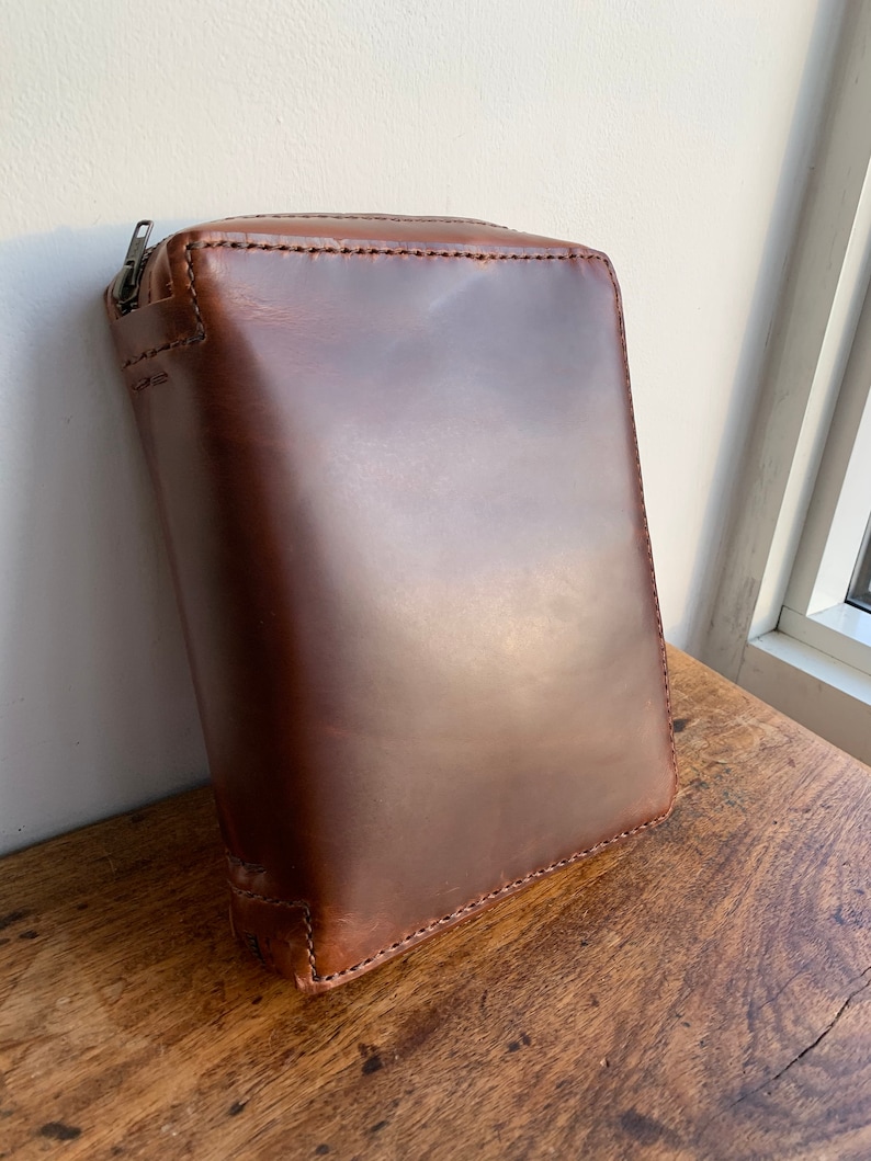 A5 Zipper Planner Mini Binder Notebook Leather Binder A5 - Etsy