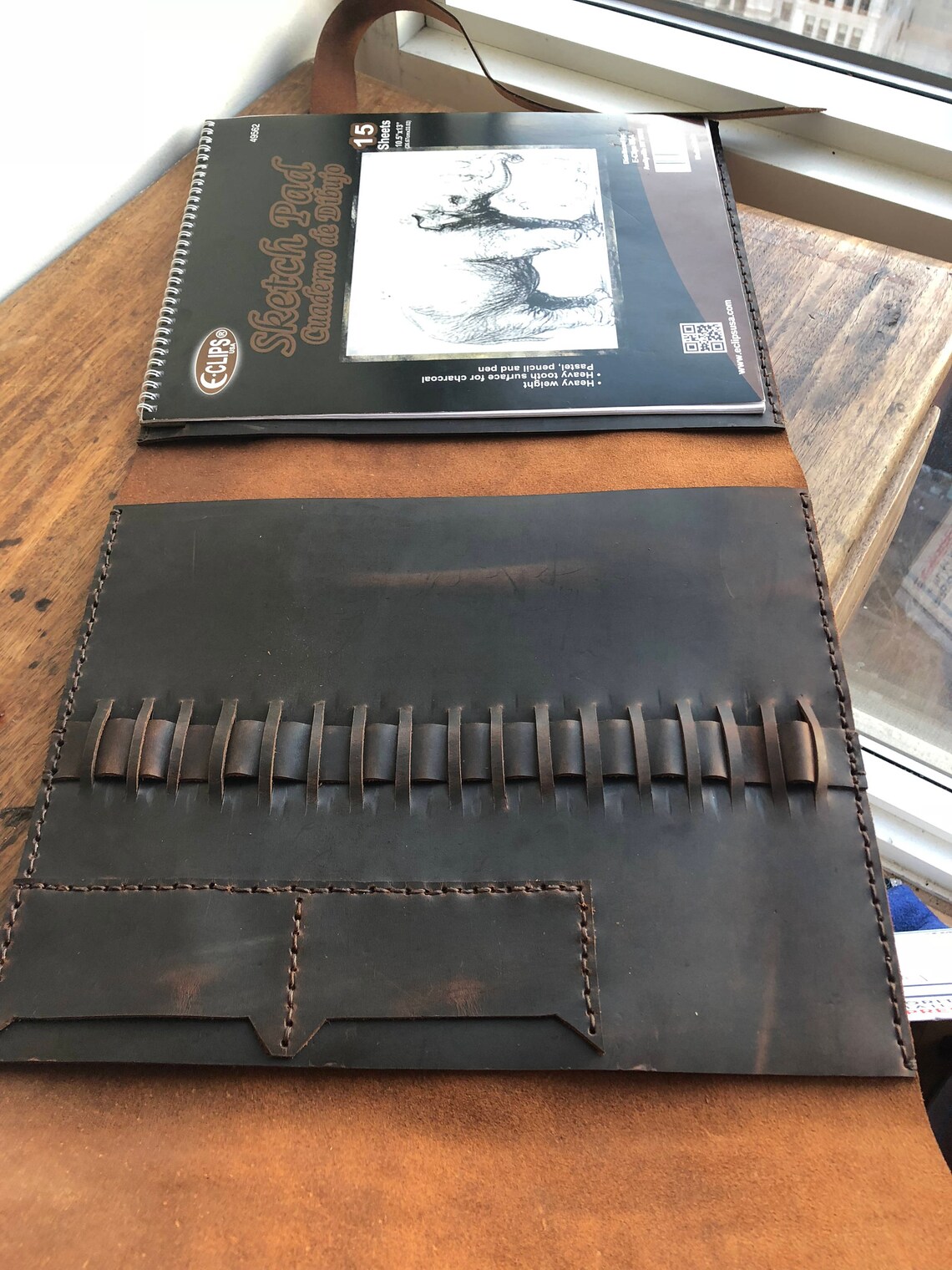 Portfolio for Artist Leather Portfolio Folder 4 Pocket - Etsy