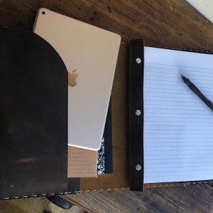 Post Binder Portfolio, Pocket Screw Post Notebook, Old School Leather ...