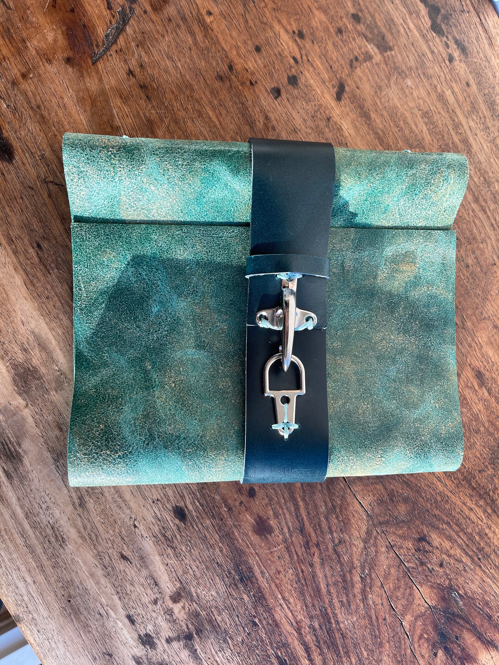 6 Ring Binder / Jade 6 Ring Planner / 6 Ring Leather Organizer / A5 ...