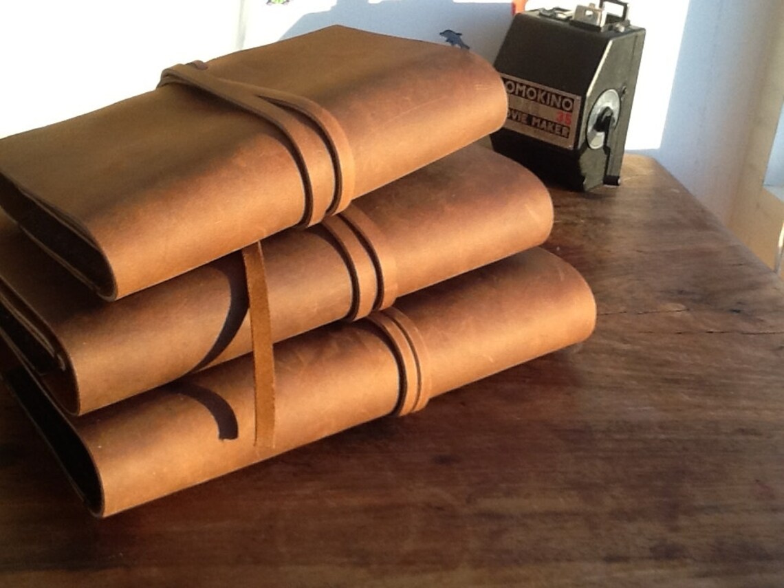 Leather Notebook Journal Large Notebook Leather Writing | Etsy