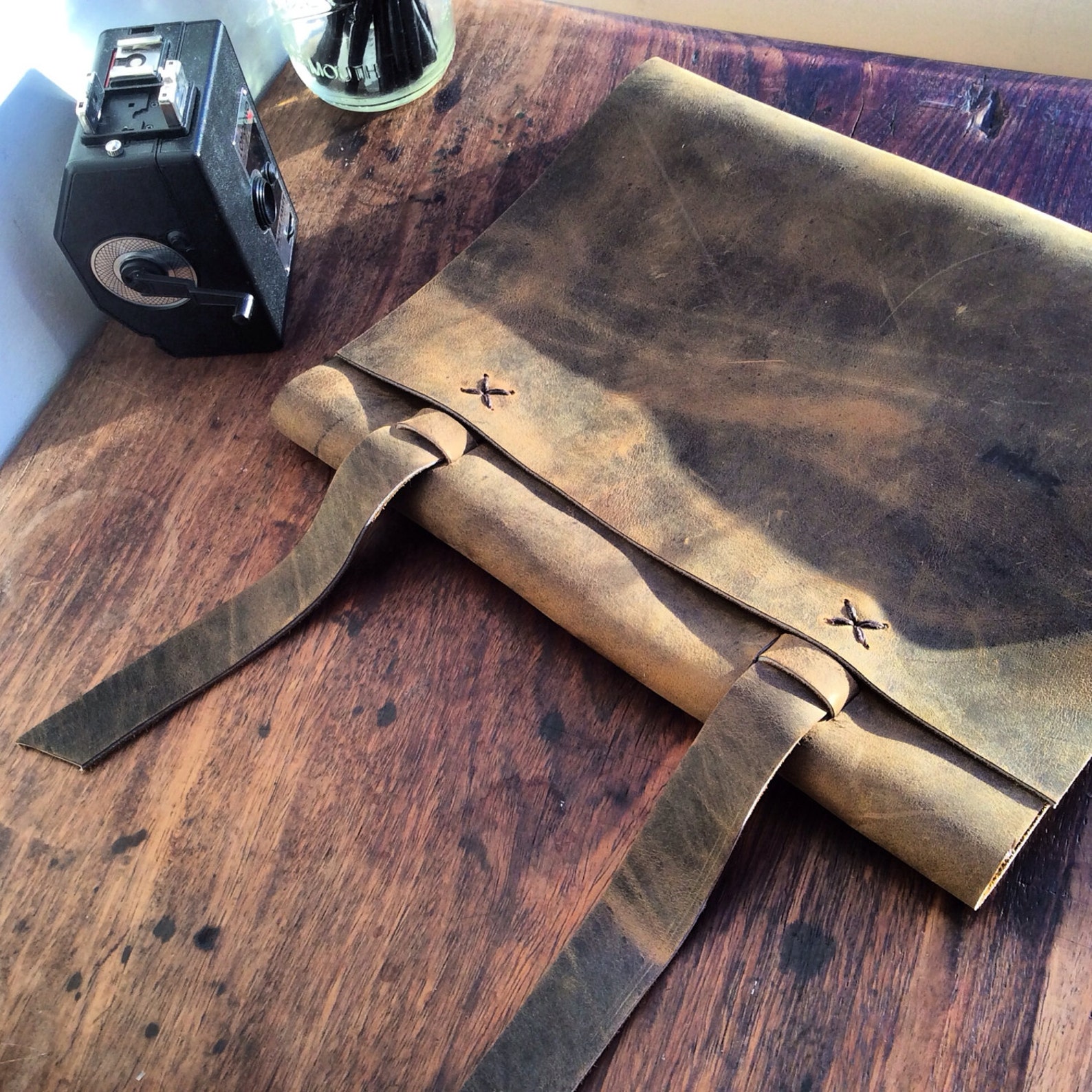 Large Leather Notebook, Big Journal, Custom Handmade Books, Leather ...