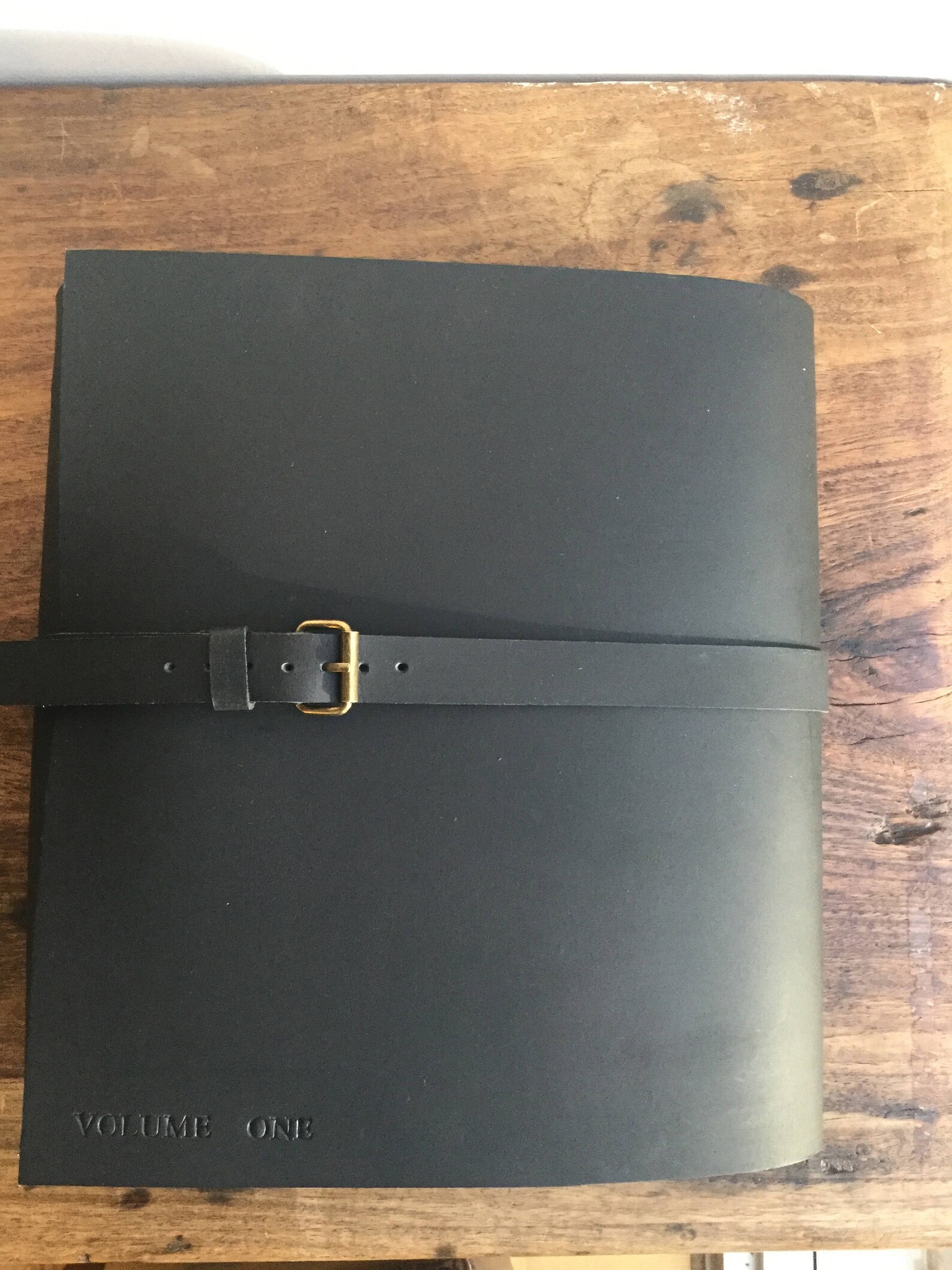 Leather Binder 3 Ring / Black Leather Notebook Binder / Black Bridle ...