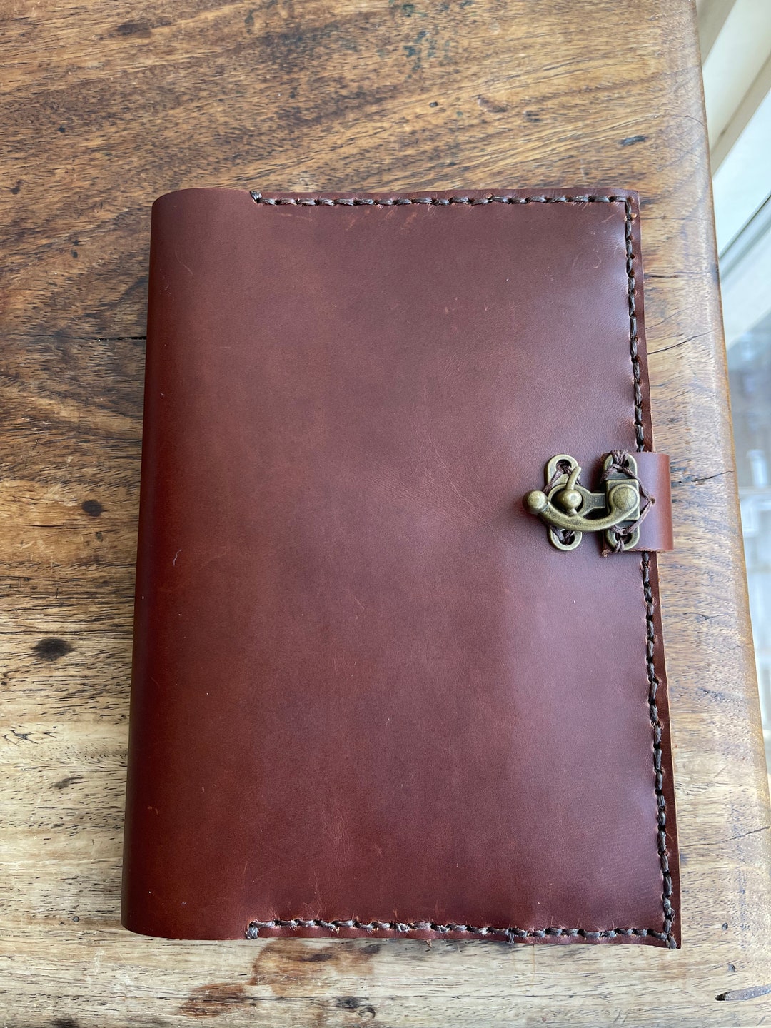A5 Leather Notebook / Refillable Leather Journal / Handmade Leather ...