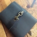 Leather Sketchpad Holder, Pen Pencil Case, Refillable Sketchbook ...