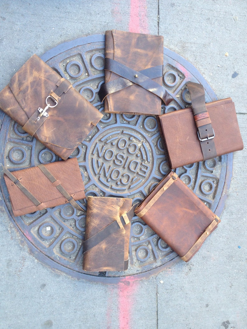Vintage Journal, Distressed 6x8 Notebook, Handmade Leather Journal ...