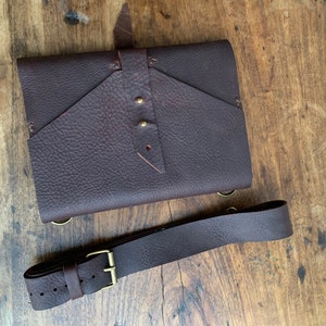 Leather Journal With Shoulder Strap / Best Journal for Travel ...
