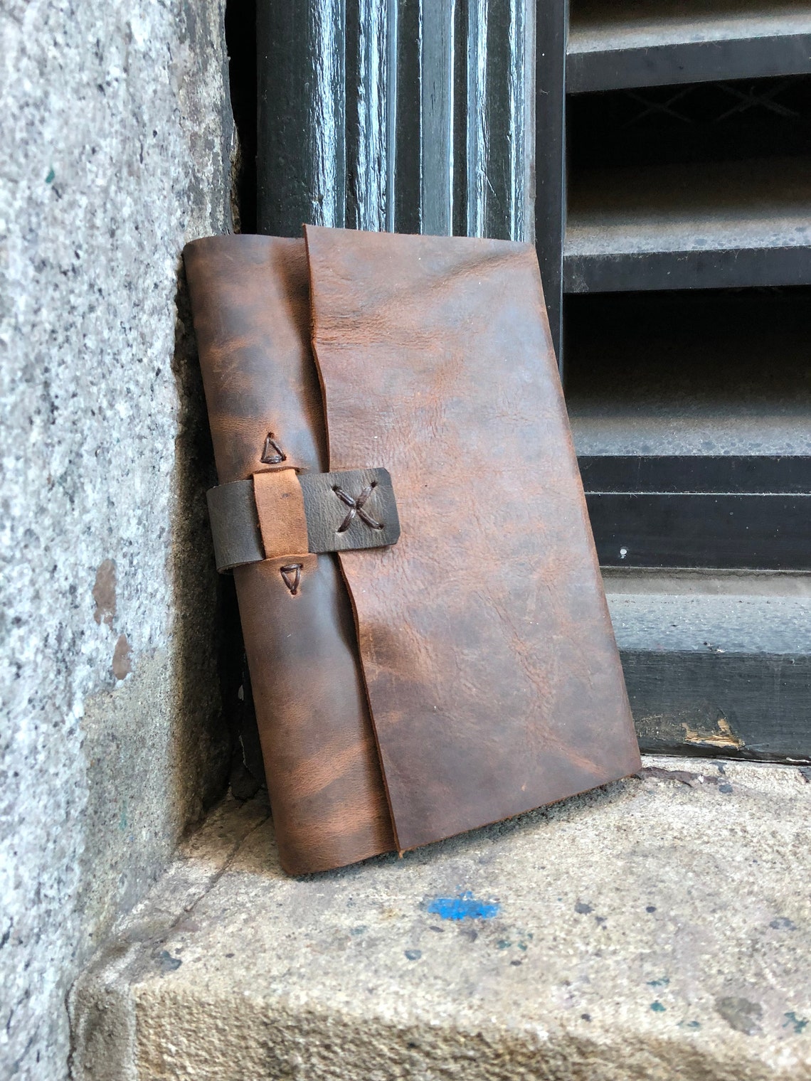 Vintage Notebook, Soft Leather Journal, Writing Notebook, Refillable ...